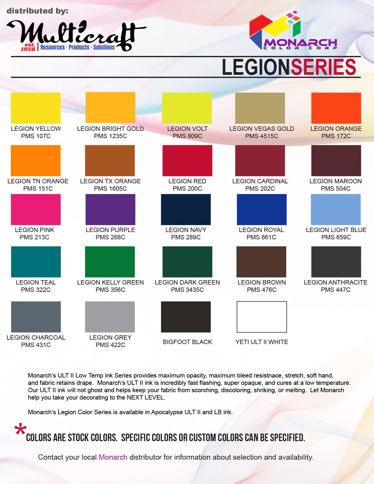 Monarch Apocalypse LB Legion Series - Gallon – Multicraft Inc.